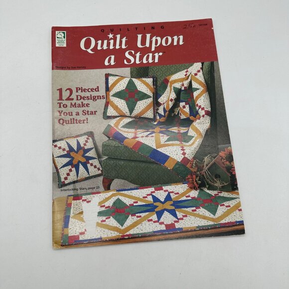Other | Paperback Book Quilt Upon A Star Quilting Patterns Instructions ...